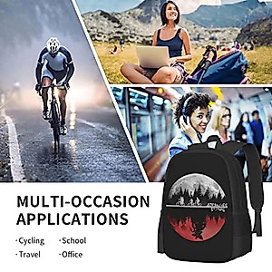 Stranger Pattern Backpack Lightweight Travel Backpack for Women Backpack for Unisex 3D Pattern Printed Laptop Backpack