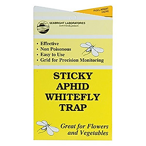 Sticky Thrips Leafminer Traps (15 pcs) and Yellow Sticky Aphid Whitefly Traps (15pcs)