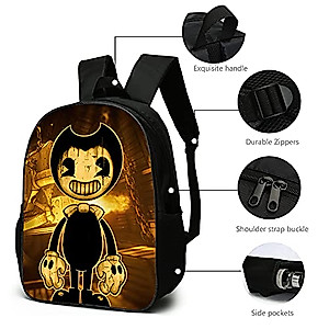 WOLOISO Anime Backpack Large Capacity Laptop Travel Bag for Boys Girls