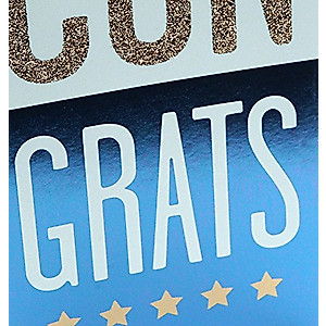 Hallmark Congratulations Card or Graduation Card (Congrats!, Blank Inside)