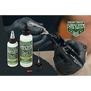 Gunfighter Gun Oil, Keep it Wet Special Lube Combo (2oz Bottle of Lube, 4oz Bottle of Lube, 2oz Needle Top Applicator)