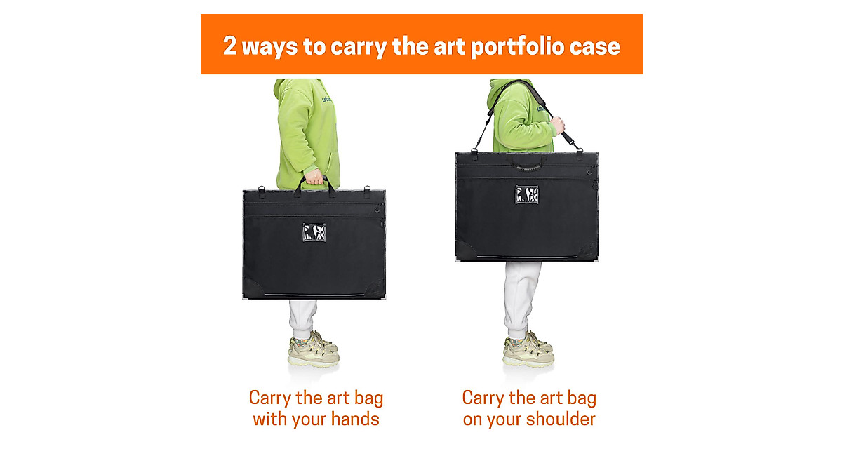 Professional Art Portfolio Bag for Artists - Durable & Waterproof