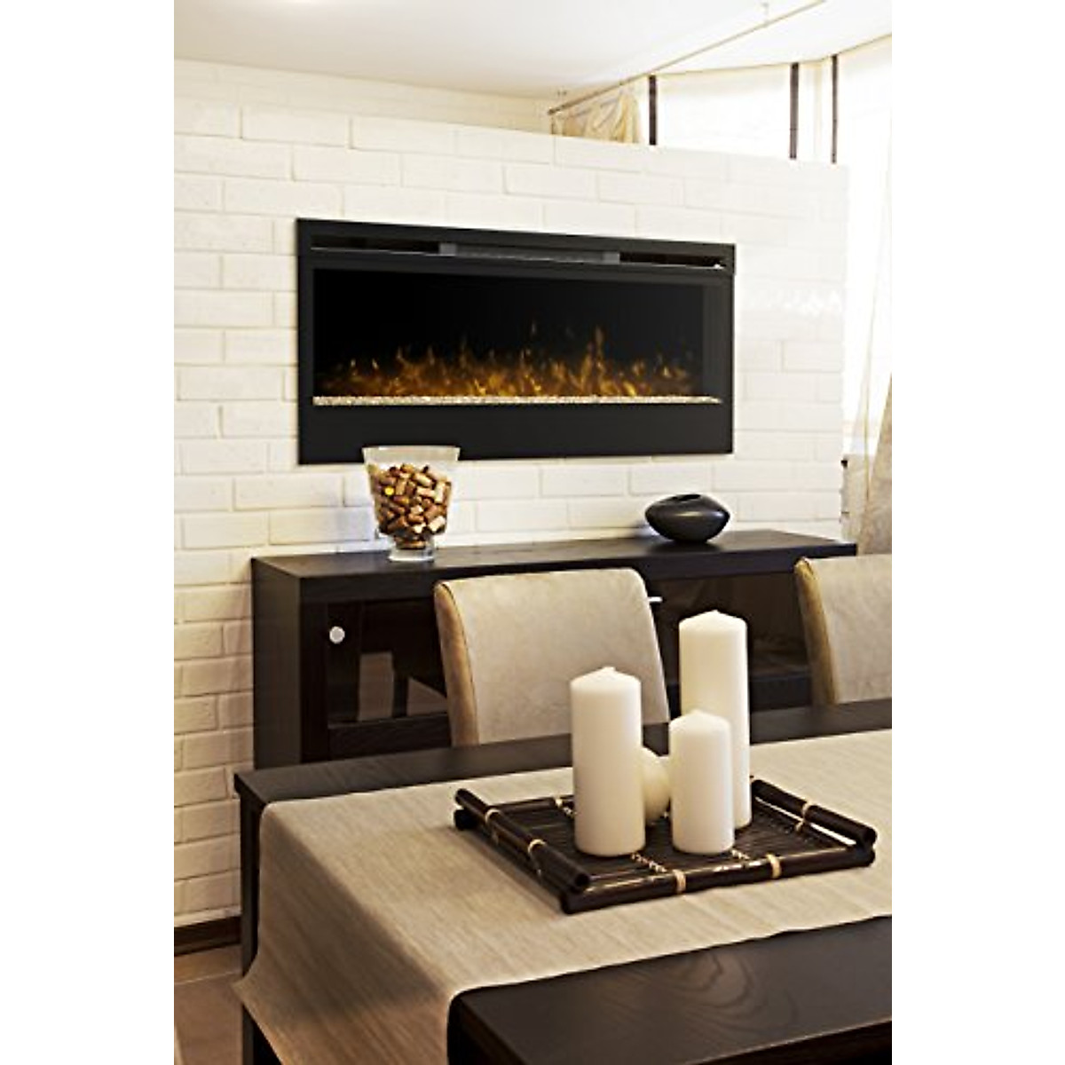 DIMPLEX BLF50 50-Inch Synergy Linear Wall Mount Electric Fireplace