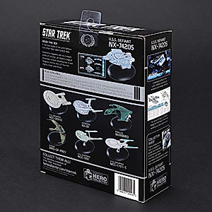 Hero Collector| Star Trek The Official Starships Collection | Eaglemoss Model Ship Box U.S.S. Defiant NX-74205