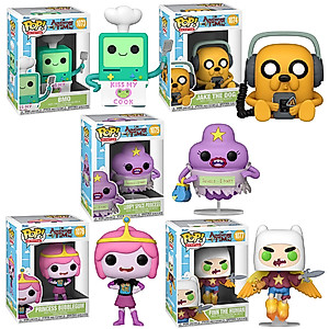 Funko Pop! Animation: Adventure Time Collectible Vinyl Figures, 3.75" (Set of 5)