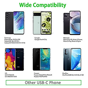 D USB C Charger Dock Station, AKwor Charging Desktop for Samsung Galaxy S8, Note8, LG G5 G6 V20, HTC 10, Microsoft Lumia 950 XL, Google Pixel, OnePlus 5, BLU Vivo 5