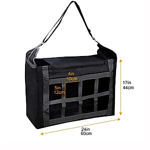 Slow Feeder Hay Bag - Hay Storage Net for Horse Donkey Goat for Camping Trips, Easy to Fill (1 PCS)