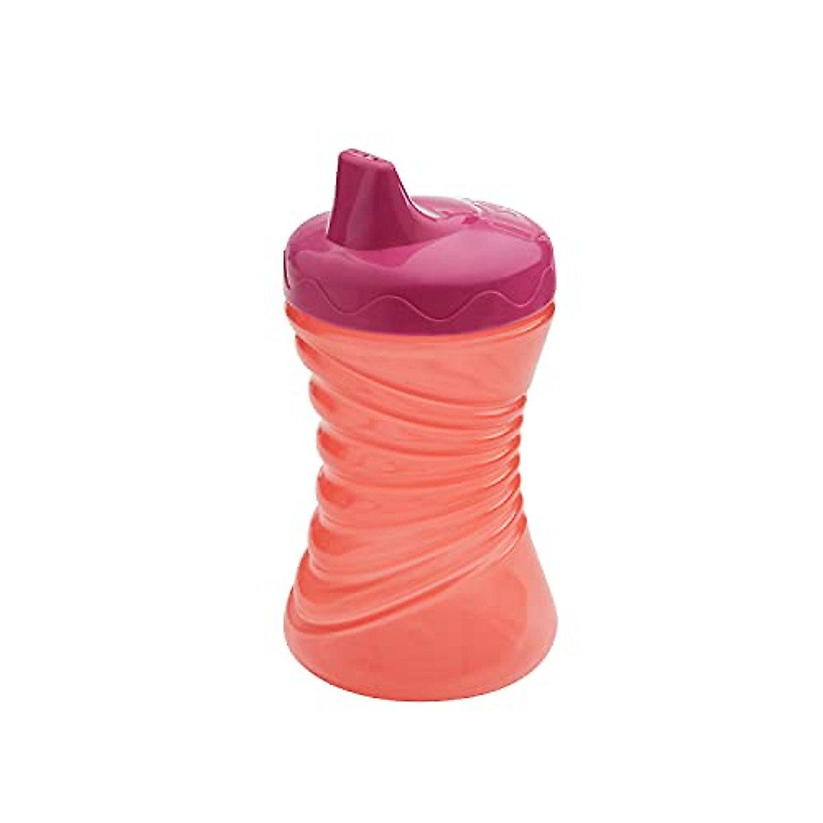 Gerber Graduates Fun Grips Hard Spout Sippy Cup (Colors may vary), 10-Ounce, 2 cups