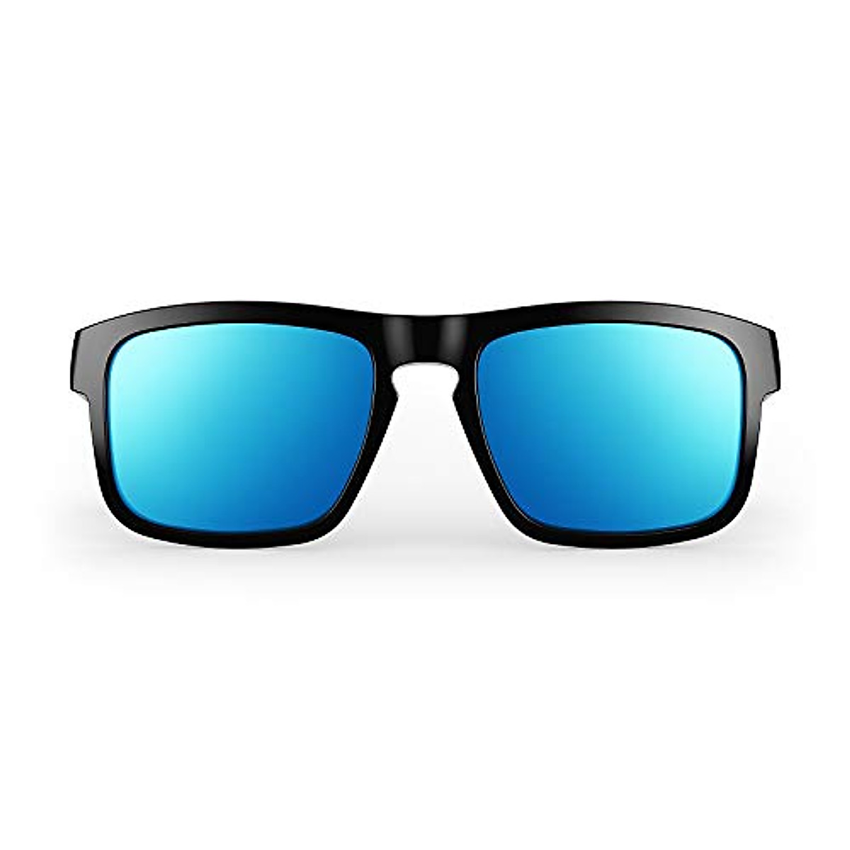 Bose Mirrored Blue, Tenor Polarized Square Replacement Sunglass Lenses, Lens Width: 55 mm