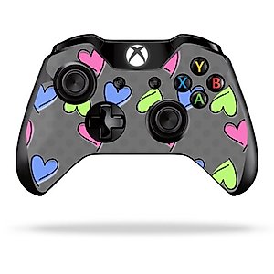 MightySkins Skin Compatible with Microsoft Xbox One or One S Controller - Girly | Protective, Durable, and Unique Vinyl Decal wrap Cover | Easy to Apply, Remove, and Change Styles | Made in The USA