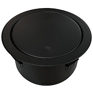 Metal Power Tap Grommet with Hidden Power Center w/ 2 Power, 2 USB, 2 CAT5e