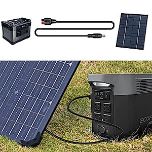 14 AWG Solar Extension Cable YACSEJAO 10FT/3M DC 8mm Power Plug Extension Cable Connector for Generator Backup Battery and Foldable Solar Panel