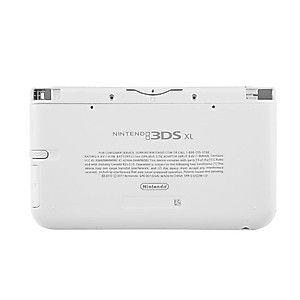 ZPSHYD Full Housing Case, Full Housing Case Cover Shell with Buttons Replacement Part for 3DS XL Game (White)