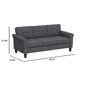 US Pride Furniture Sofas, Dark Gray