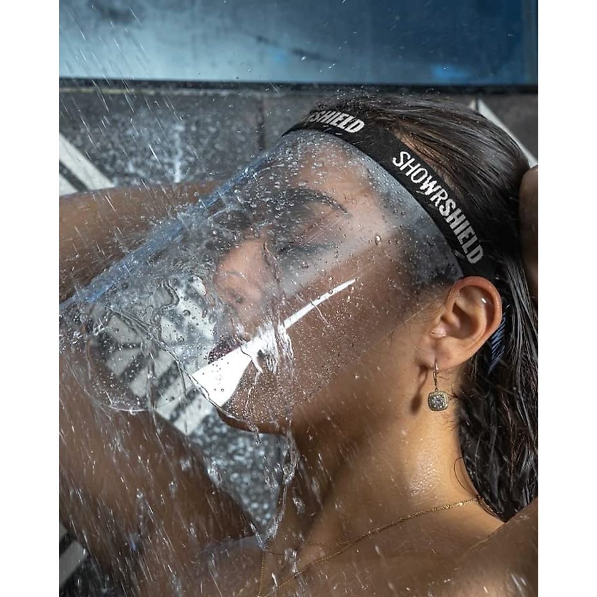 Showrshield - Keeps your face dry while your showering & shampooing. Any reason to keep your face dry while in the shower.