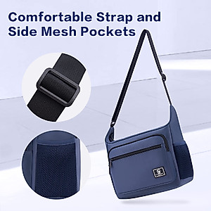 OIWAS Messenger Bag for Ladies Medium Size - RFID Blocking Pocket Anti Theft Crossbody Bag Lightweight Travel Daypack Purse fits 9.7 Inch Satchel Multi Compartments Handbag