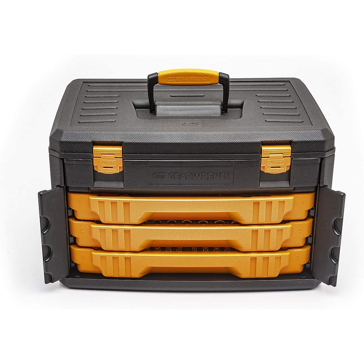 GEARWRENCH 243 Pc. 12 Pt. Mechanics Tool Set in 3 Drawer Storage Box - 80972