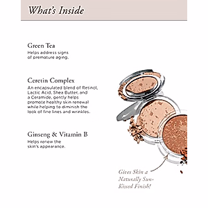 PÜR MINERALS Bronzing Act Matte Bronzer Powder - Illuminating Bronzer For Face & Body Contour - Brightening Bronzer Makeup For Natural-Looking Glowing Skin - Vegan, Cruelty-Free Bronzer