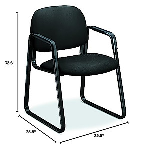 HON Solutions Seating Guest, Black CU10