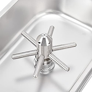 Glass Cup Washer, Rustproof Glass rinser Auto rotation Thickened For Kitchen(medium B-1212-01)