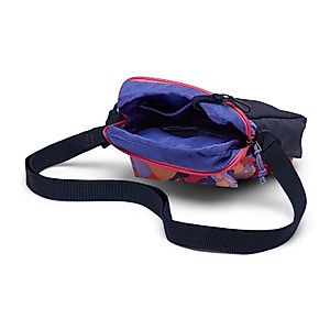 Columbia Unisex Zigzag Side Bag, Wild Geranium Floriated/Nocturnal, One Size