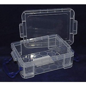 Really Useful Boxes 0.2 Litre Rectangle Really Useful Box Clear