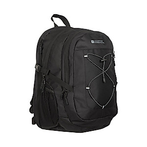 Mountain Warehouse Peregrine 30L Backpack - Travel Rucksack Black