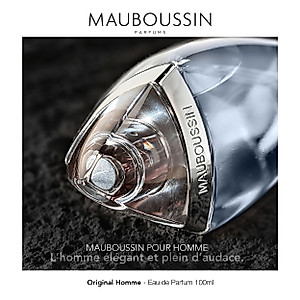 Mauboussin - Original Homme 100ml (3.3 Fl Oz) - Eau de Parfum for Men - Woody & Aromatic Scents