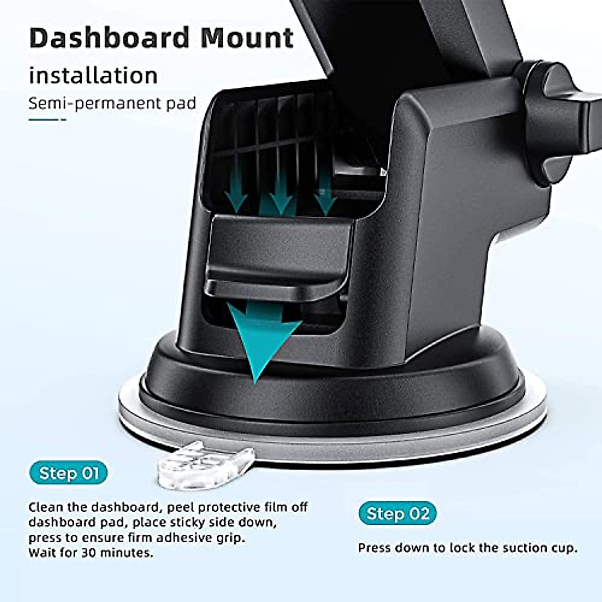 3 in 1 Car Phone Holder Mount for Dashboard Windshield Air Vent fit for Moto G Stylus(2023 2022 2021 2020/5G),Motorola G Power(2023 2022 2021),Edge 30 Fusion/Edge+/Thinkphone/G Play/G Pure/Fast,Z4 Z3