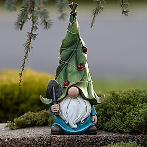 VP Home Whimsical Garden Statue Gnome Solar Powered LED Outdoor Decor Light