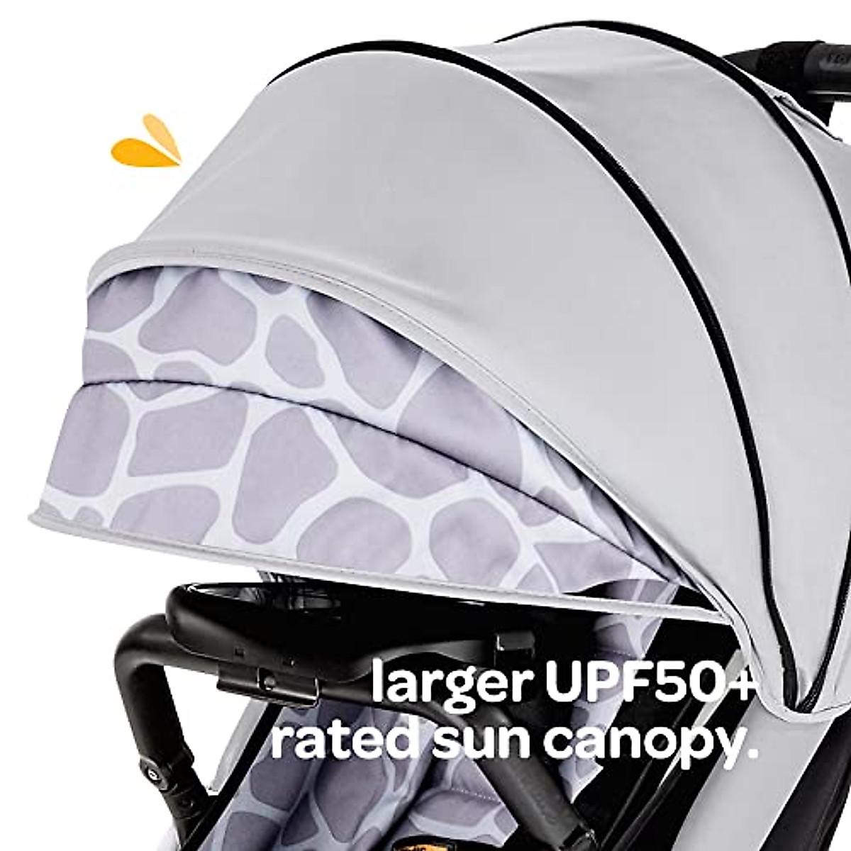 Larktale chit Chat Plus | Lightweight Full-Featured Stroller for Newborns and Toddlers | Compact Folding Stroller for Travel Featuring Eco-Friendly Materials and One-Handed Steering, Nightcliff Stone