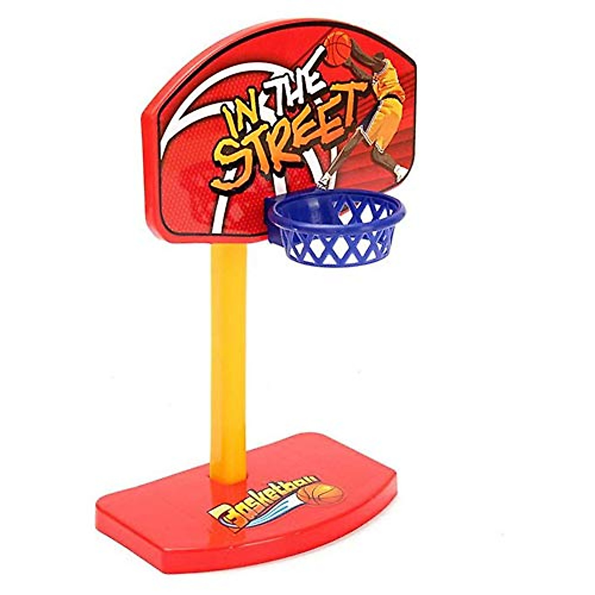 5 Balls+Bracket Parrot Pet Birdie Basketball in The Street Pet Shooting Hoop Balls Toy Parakeet Bell Prop Chew Random Set