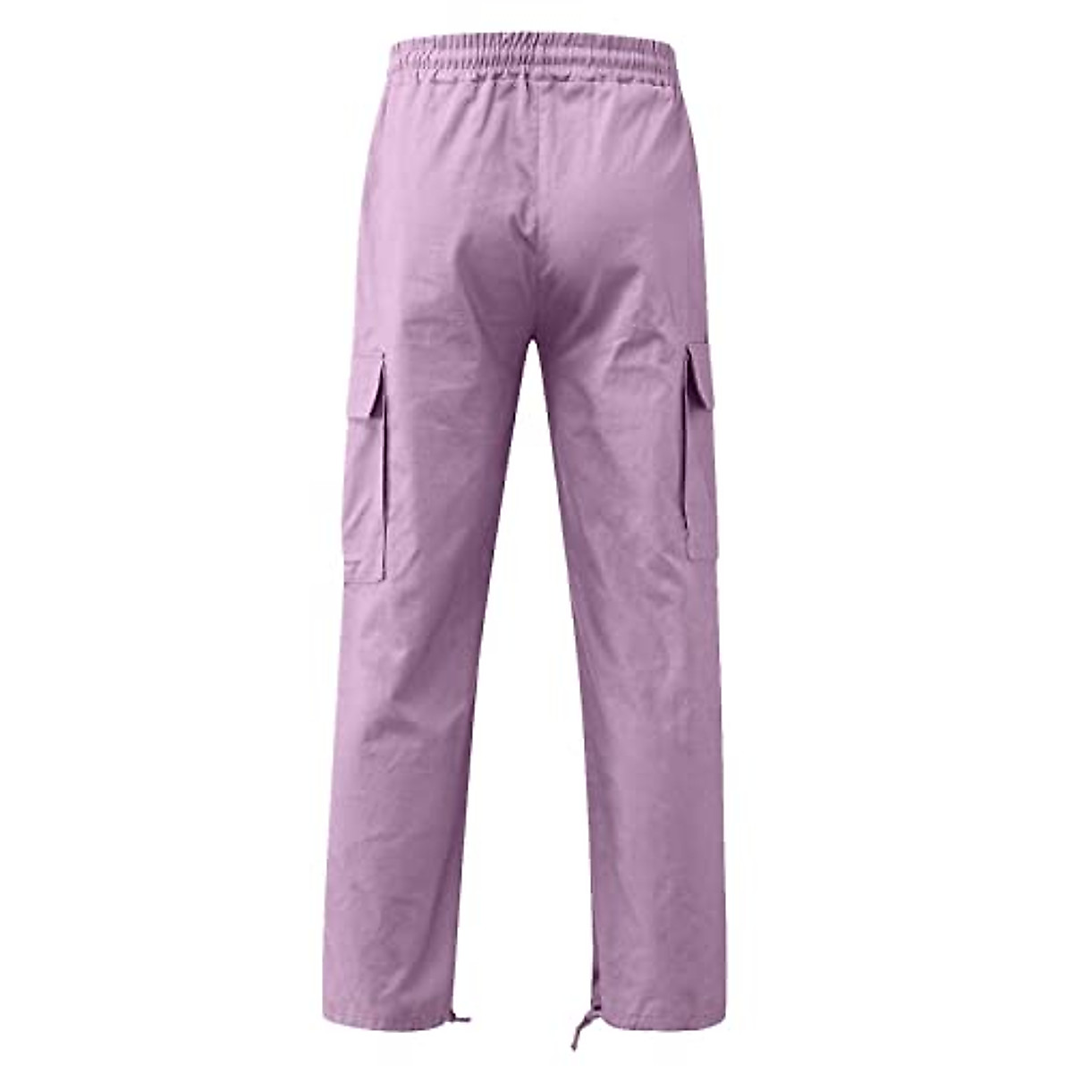 GNQCYLJ Cargo Pants for Men Relaxed Sweatpants Jogger Elastic Drawstring Hiking Pants Pants Sport Purple