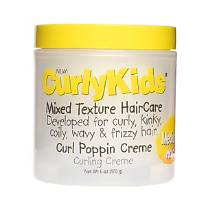 CurlyKids Curly Poppin Curling Creme, 6 Oz, 6 Ounce