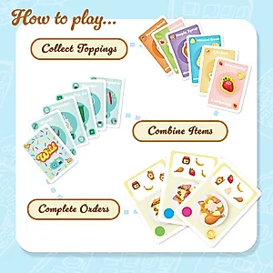 Lovemore Games Top Waffle Card Game - Beautifully Delicious Game for Kids, Teens, Adults, and Family Game Night - Great Gift for Ages 7+, 2-6 Players, 30-45 Minutes