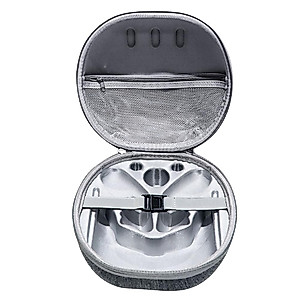 Zhixteu Case for Meta Quest 3, Hard Carrying Case for Meta Quest 3 Accessories, All-in-One Travel Case for VR Headset, Head Strap, Controller Accessories for Meta Quest 3 (grey)