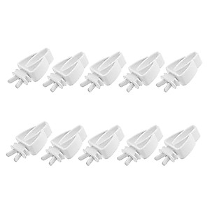 Gigicloud 10pcs Birds Food Holders, Multi-Function Parrot Vegetable Clips Bird Cage Feeder Clip Reusable Birds Fruit Fork Food Racks Plastic Bird Feeder Clamps for Pet Parrot Canaries Rabbits