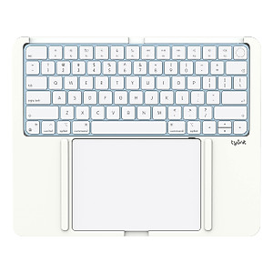 Tyonit Harmony Tray for Apple Magic Trackpad and Apple Magic Keyboard, Clean Desk Setup - Keyboard & Trackpad not Included