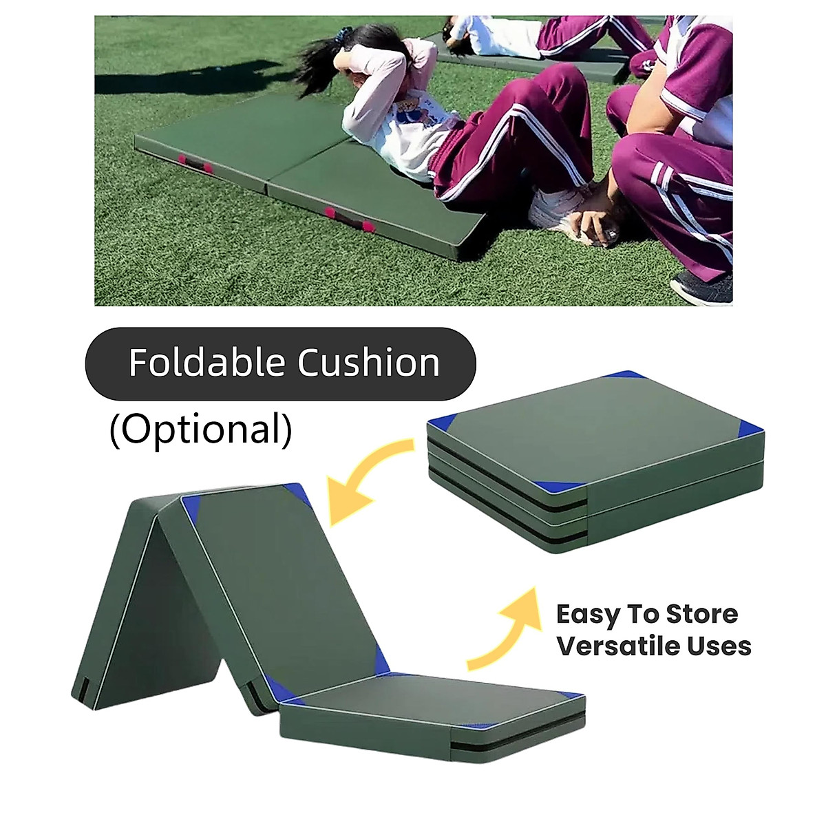 SINCERE Custom Cushions Replacement for Bench Indoor Outdoor Furniture, Window Seat Pad Back Pillow, Cut to Size Foam Mattress Pad, Non-Slip Waterproof Patio Chair Chaise Lounger Deep Seating Cushion