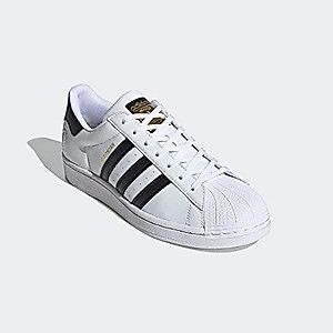 adidas Originals mens Superstar Sneaker, Core Black/White/Core Black, 9 US