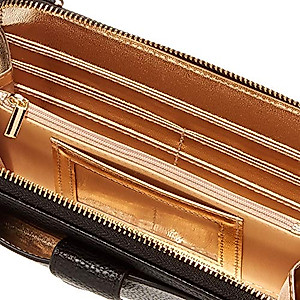 Amazon Essentials Wristlet Wallet with Cell Phone Holder Crossbody Bags Purse for Women Black