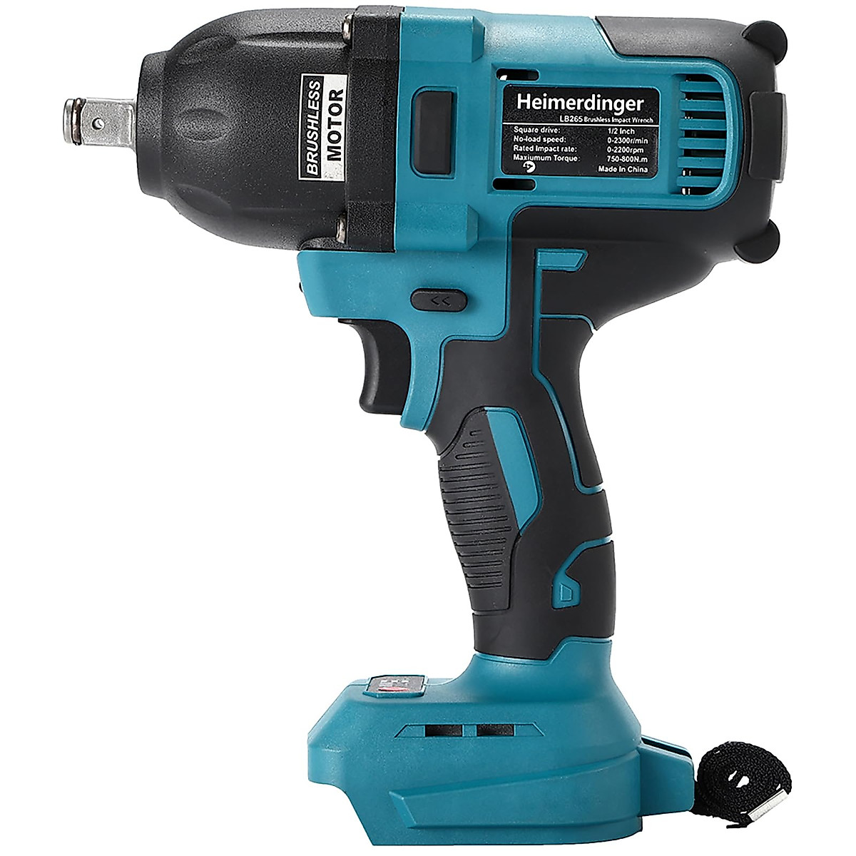 1/2 Inch Cordless Impact Wrench for Makita 18V Battery - 580 Ft-lbs (800N.m) Brushless High Torque Electric Power Impact Gun,2300RPM Driver Wrench for Car Tires Truck