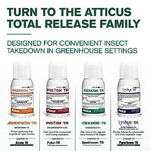 Eschaton TR Greenhouse Fogger (2oz Can) by Atticus (Compare to Beethoven) - Total Release Etoxazole Insecticide/Miticide - Kills Mites and Suppresses Whiteflies