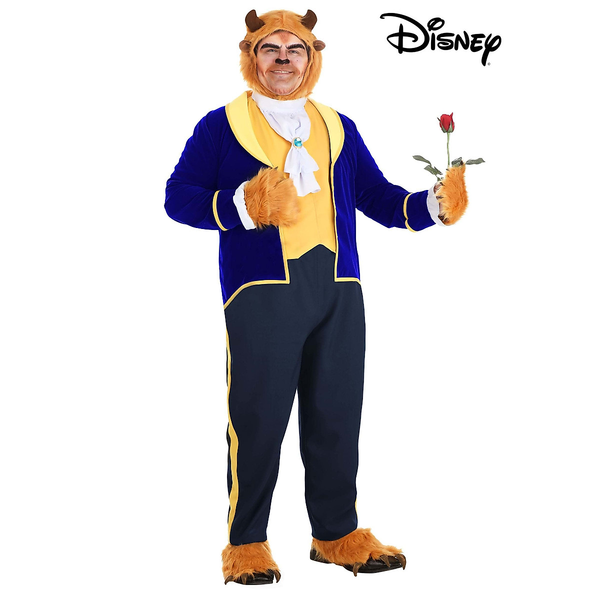 Fun Costumes Plus Size Beauty and The Beast Men's Costume 4X Brown