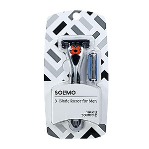 Amazon Basics Men's Shaving Essentials Bundle with Razors, Refills, and Shave Cream