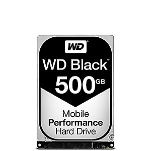 Western Digital 500GB WD Black Performance Mobile Hard Drive - 7200 RPM Class, SATA 6 Gb/s, , 32 MB Cache, 2.5" - WD5000LPLX