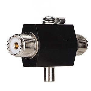 Sanpyl Coaxial Lightning Surge Protector, BL 2000 PL259 Female to PL259 Female Comprehensive Protection Coaxial Lightning Arrestor