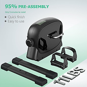 Cyclace Under Desk Bike Pedal Exerciser for Arm/Leg Exercise - Portable Mini Exercise Bike Desk Cycle, Leg Exerciser for Home/Office Workout