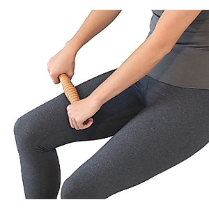 Body Back Wooden Foot Roller, Foot Massager for Plantar Fasciitis, Stress Relief, Relaxation