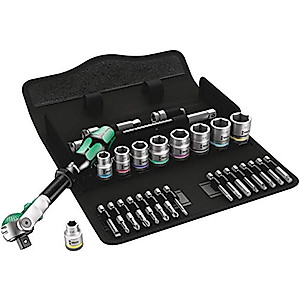 Wera - 8100 Sb 9 Zyklop Speed Ratchet Set Imperial 3/8 (5004049001)
